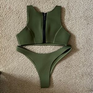 Hoaka | Swim | Hoaka Ellie Khaki Set | Poshmark